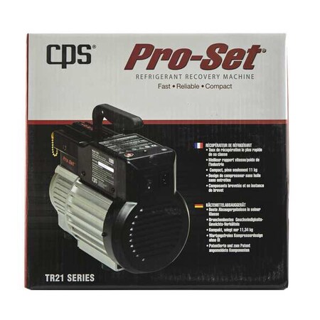 Pro-Set Refrigerant Recovery Machine, 2 Ports TRS21 | Zoro