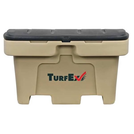Turfex Storage Container, Polyethylene, Brown, 27 3/4 in H, 33.25 in W ...