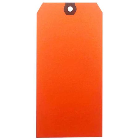 Zoro Select Blank Shipping Tag, Paper, Orange, PK500 61KU59 | Zoro