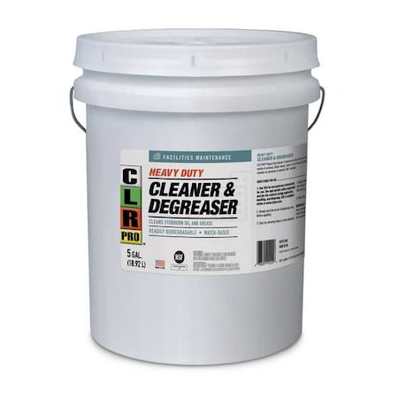 Clr Pro CLR Pro Cleaner/Degreaser, 5 gal Bucket, Ready to Use, Water ...