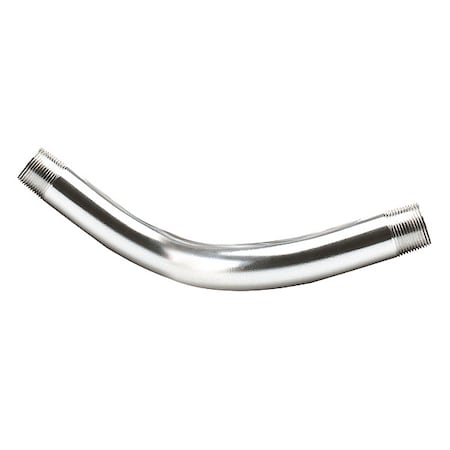 Allied Tube & Conduit IMC 45 Deg Elbow, 1 in, Threaded, Aluminum, Plain ...