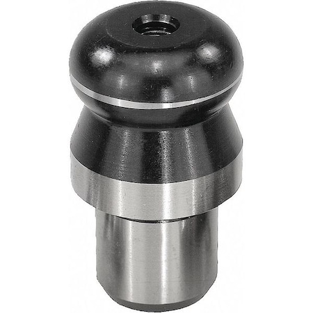Kipp Locating Pin With Ball-End C=10, Form: B Tool Steel K0351.10 | Zoro