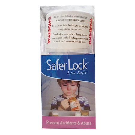 Saferlockrx Locking RX Bottle,4 Digit (SLBOTTLE) | Zoro