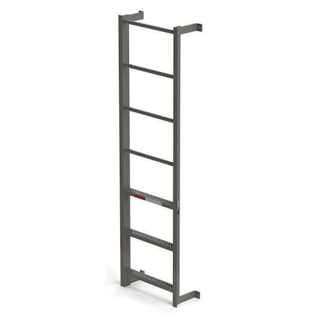 Ega Fixed Dock Ladder, Side Step, 3 Steps, 7 Rungs, Overall Length 6'6 ...