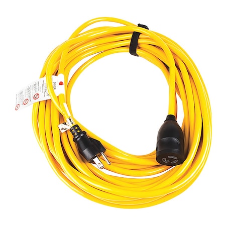Proteam Extension Cord, 14 ga., 50 ft., Yellow 833432 | Zoro