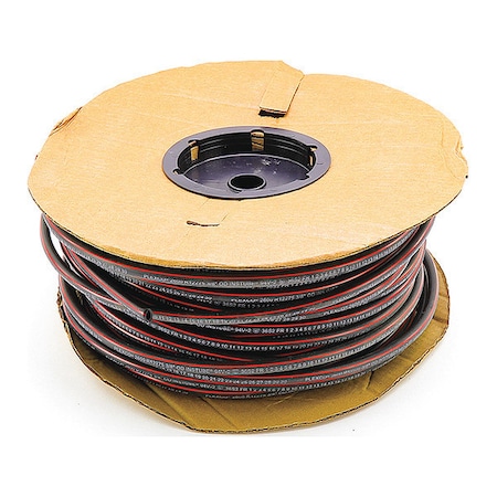 Chevron Plexco Tubing, 3/8", Red Stripe, 250 ft. 1063792 | Zoro