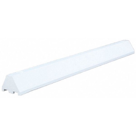 Plastics R Unique Parking Blocks, 4 in Height, 4 ft Length, Ultra White ...