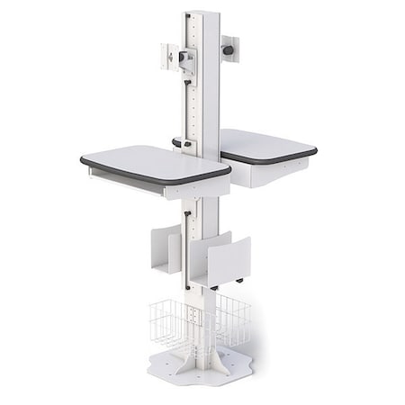 Afc Industries Floor Mounted Industrial Computer Stand 772323G | Zoro