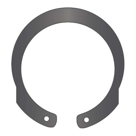 Rotor Clip Internal Retaining Ring, Steel, Black Phosphate Finish, M20 ...