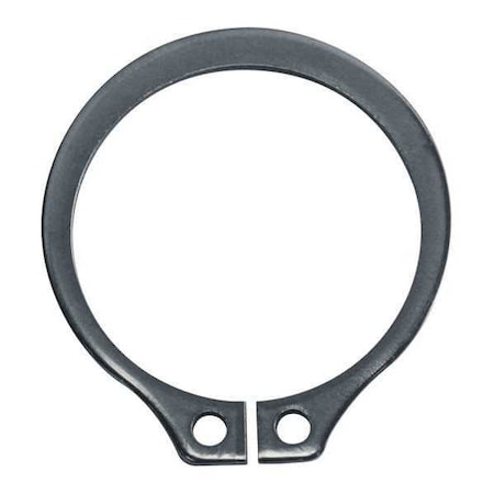 Rotor Clip External Retaining Ring, Steel Zinc Plated Finish, 0.313 in ...