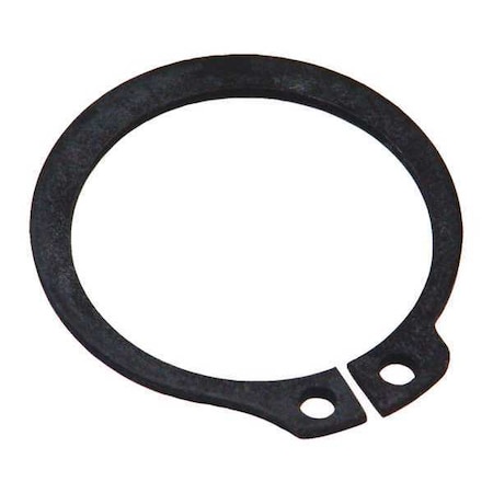 Rotor Clip External Retaining Ring, Steel Black Phosphate Finish, 1.772 ...