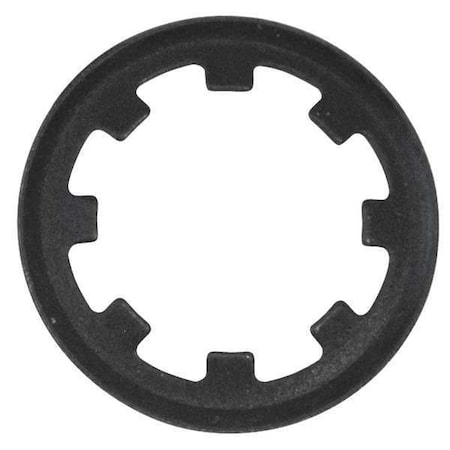 Rotor Clip External Push-On Retaining Ring, Steel, Black Phosphate ...