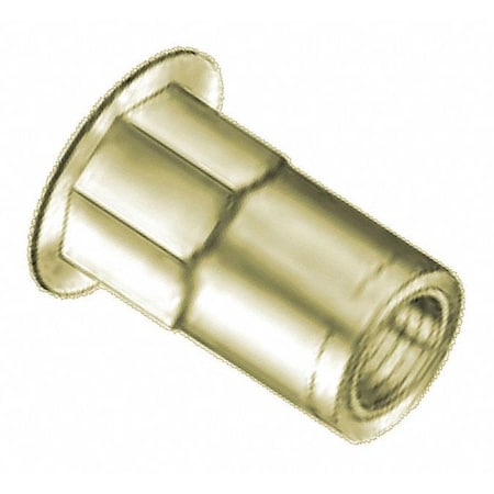 Avk Rivet Nut, 5/16"-18 Thread Size, 0.655 in Flange Dia., .845 in L ...