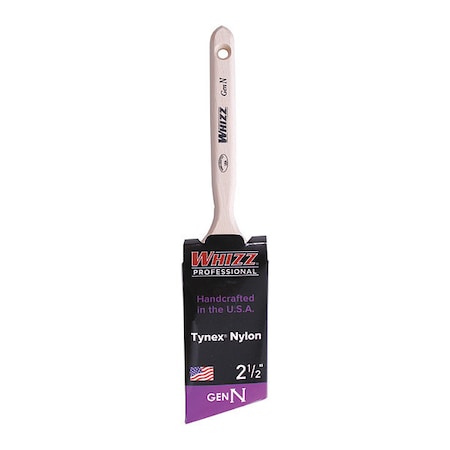 Whizz Professional 2-1/2" Angle Sash Paint Brush, Nylon Bristle 14325 ...