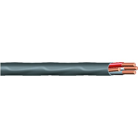 Southwire Non-Metallic Building Cable, NM-B, Copper, 4 AWG, 3C with ...