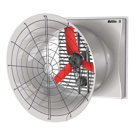 Multifan Exhaust Fan, 54", 32700 CFM, Fibreglass C4D14P2M10231 | Zoro