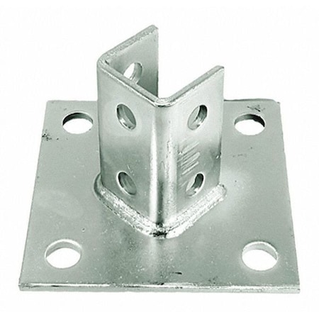 Vast Post Base Angled, 6 Hole E/G, PK5 V645EG-5 | Zoro