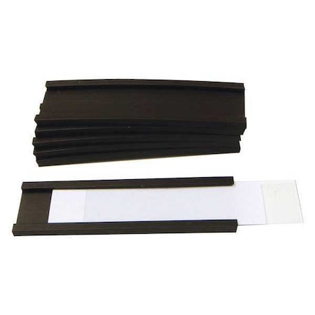 Mastervision Mastervision Pk of 10, Magnetic Data Card Holders w/ Paper ...