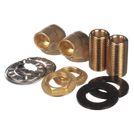 Component Hardware Wall Mount Faucet Mounting Kit for all 1/2" Wall or ...