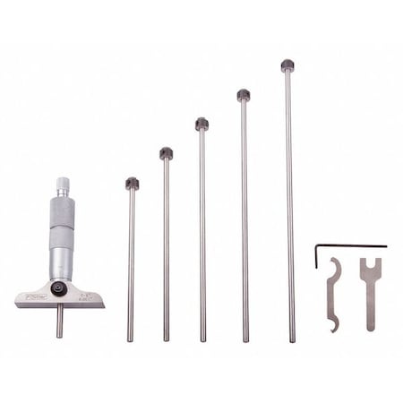 Fowler 0-6" Vernier Depth Micrometer 522251120 | Zoro