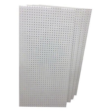 Triton Products (4) 24 In. W x 48 In. H x 1/4 In. D White Polypropylene ...