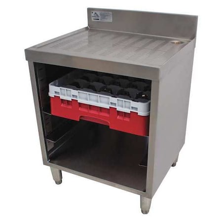 Advance Tabco Glass Rack Storage Unit, 3Tier, Corrugated CRCR-24-CT-X ...