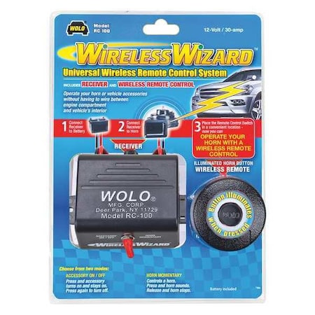 Wolo Remote Control System, Univ, Wireless RC-100 | Zoro