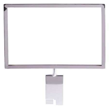 Econoco Grid Sign Holder 7" x 11", Chrome, 12PK GWMC711 | Zoro