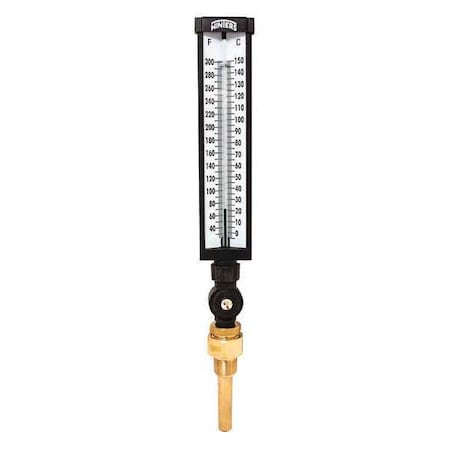 Winters Thermometer 9" Alum, Vari, 30-300F/C TIM105A | Zoro