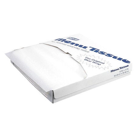 Dixie Menu Tissue Untreated Paper Sheets, PK10 862491 | Zoro