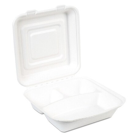 Dixie Molded Fiber Food Containers, 3-Co, PK250 ES9CSCOMP | Zoro