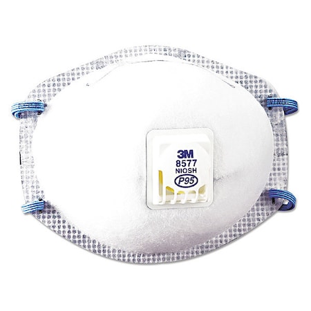 3M Particulate Respirator 8577, P95, 10, PK10 70070757946 | Zoro