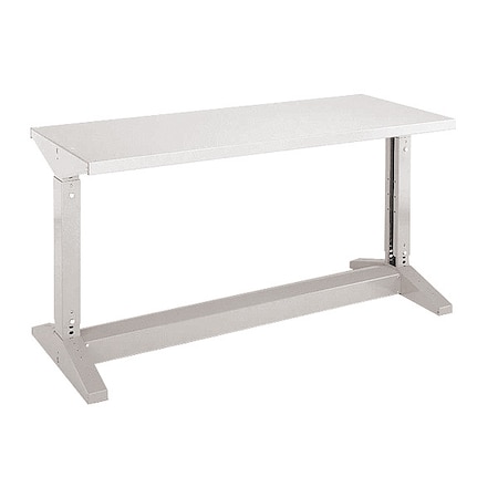 Equipto Iron-I Leg bench, WH 422D5-WH | Zoro