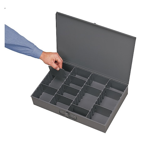 Durham 215-95 Small Compartment box, adjustable opening, for small part ...