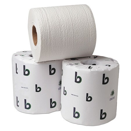 Boardwalk Standard Bathroom Tissue, 2 Ply, 500 Sheets, 96 PK BWK26GREEN | Zoro