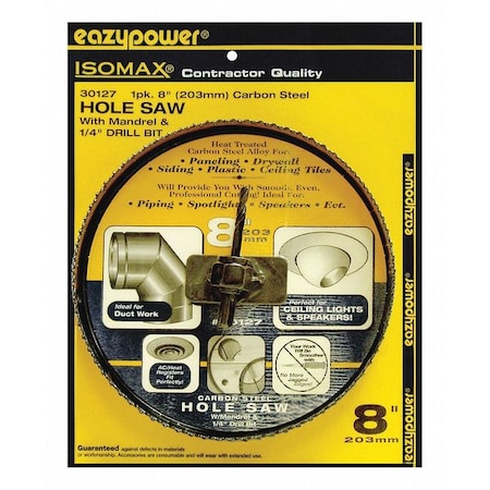 Eazypower Alloy Hole Saw 8 30127 Zoro