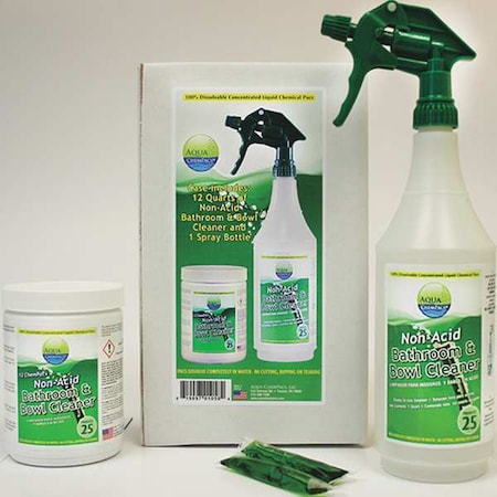 Aqua Chempacs Non-Acid Bathroom and Bowl Cleaner Kit 4-0983 | Zoro