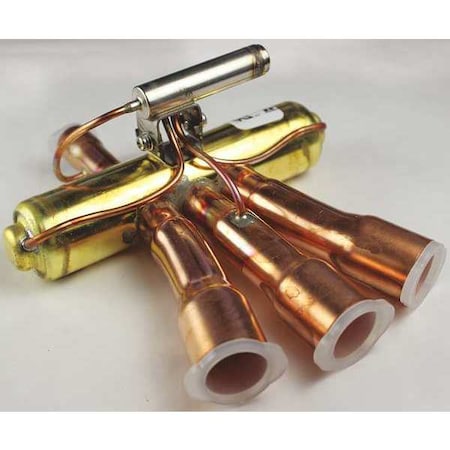 Ranco Reversing Valve, 3/4" x 1/2", R22, R410A V3-412080-870 | Zoro