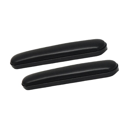 Alco Vinyl Arm Pad, Desk Length, Black, PR 66055BK-A3 | Zoro