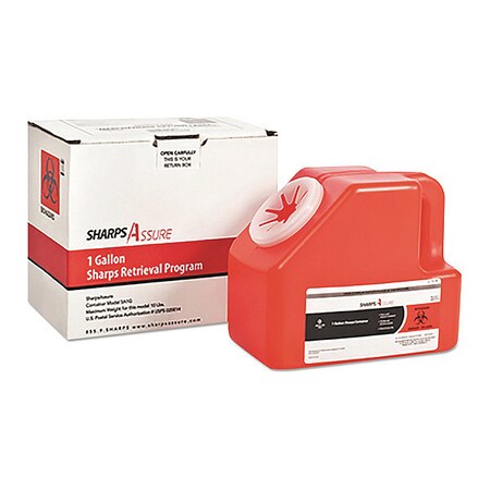Sharps Sharps Retrieval Program Containers, 1 ga SC1G424A1G | Zoro