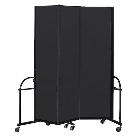 Screenflex Heavy Duty Room Divider, 3 Panel, 7 ft. 4" HFSL743-DX | Zoro