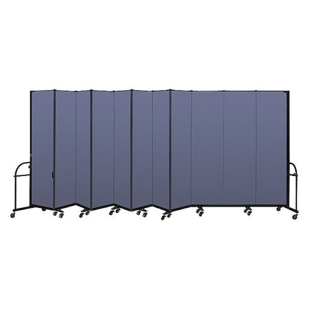Screenflex Heavy Duty Room Divider, 11 Panel, 7 ft. 4 HFSL7411-DS | Zoro