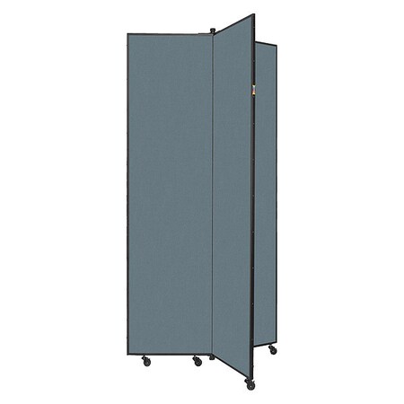 Screenflex Display Tower, 3 Panel, 6ft.5"H, Lake CDS683-DB | Zoro