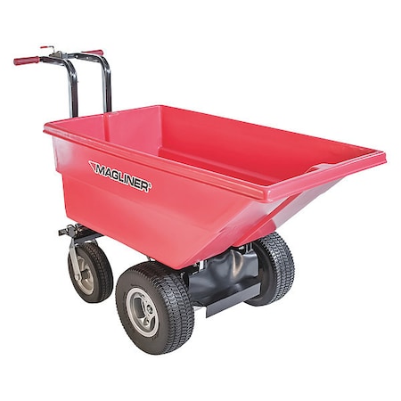 Magliner Motorized Hopper Cart, Foam Tire, 6 Cu Ft MHCSBA | Zoro