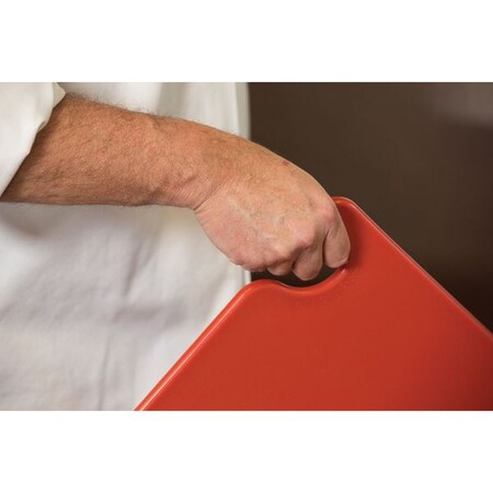 San Jamar Cutting Board, 20 x 15 x 1/2 In, Red CB152012RD | Zoro