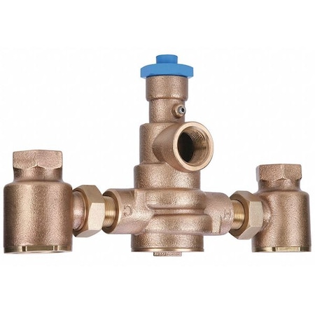 Powers Mixing Valve, Brass, 1 to 159 gpm SH1434-13 | Zoro