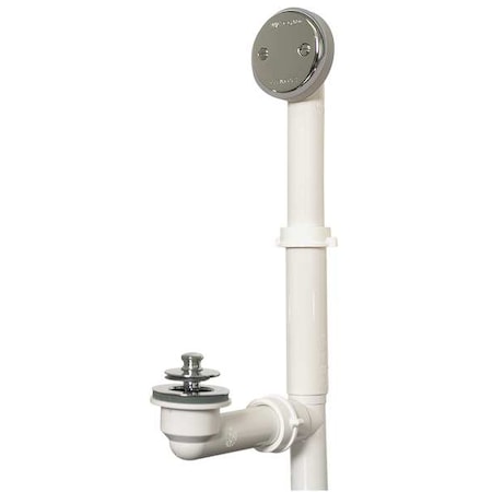 Watco Tubular Bath Waste 500 500-LT-PVC-CP | Zoro