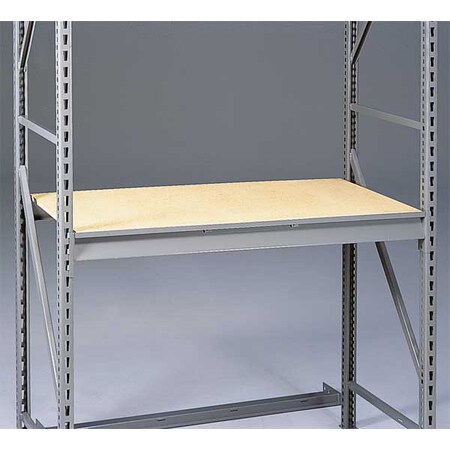 Tennsco Starter Bulk Storage Rack, 48 in D, 72 in W, 3 Shelves 6940 | Zoro