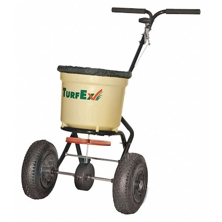 Turfex 50 lb. capacity Broadcast Walk Behind Spreader TS25 | Zoro