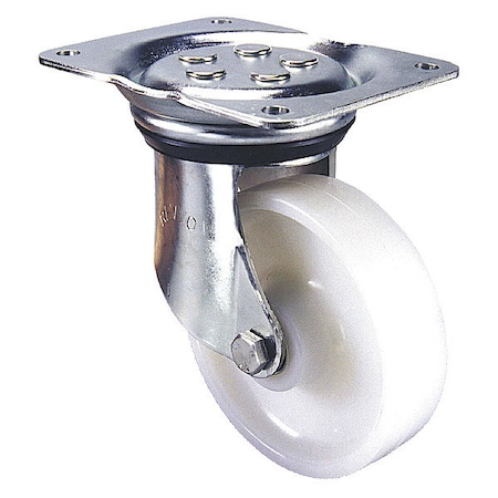 Revvo Swivel Caster With Nylon Wheel, Plain Be TS4 100 NY04 | Zoro
